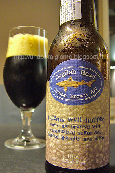 UNA BIRRA AL GIORNO: Dogfish Head Indian Brown Ale