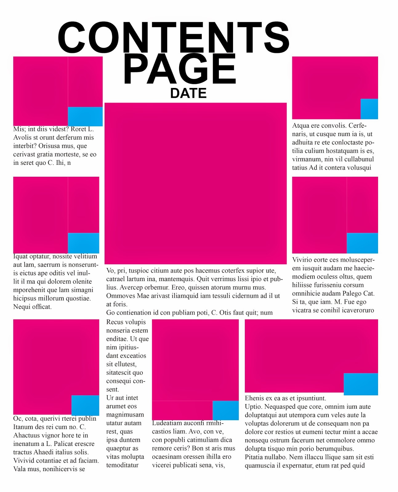 Asher Downer AS Media blog : Examples of plans for the layout