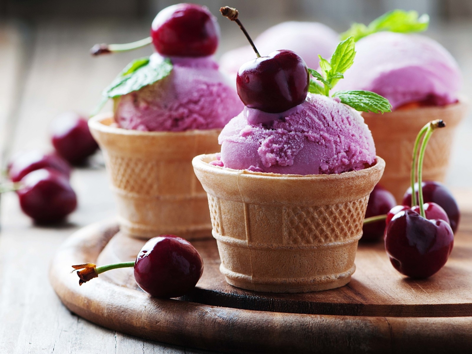 Banco de Imágenes Gratis: Delicioso helado de cereza - Delicious cherry ...