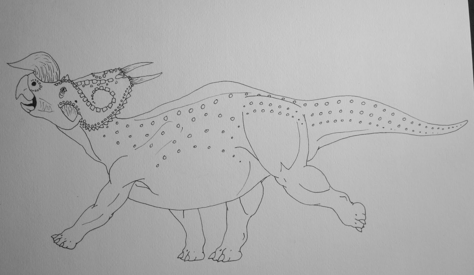Einiosaurus Coloring Page