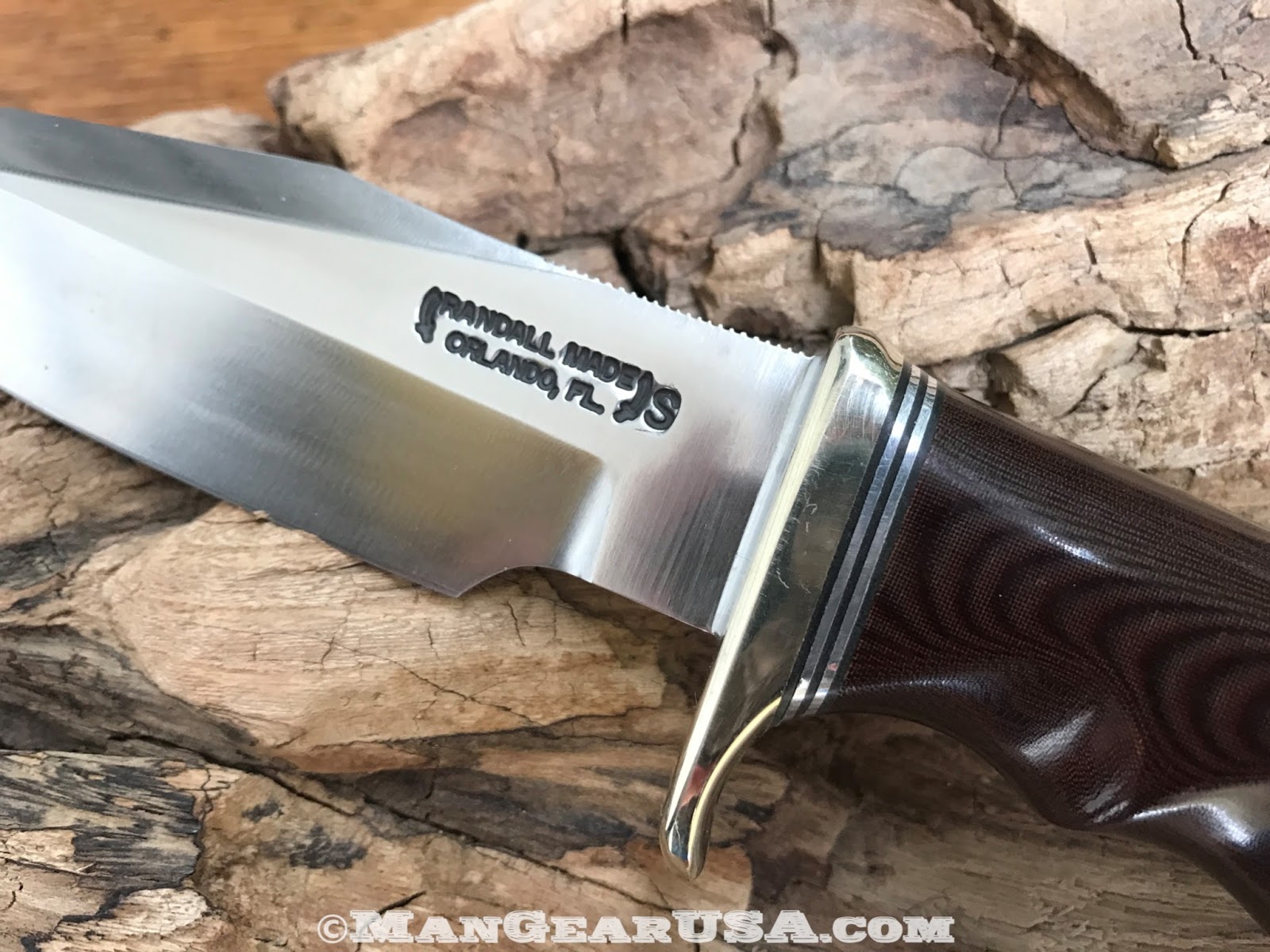 Man Gear: Randall Made Knives Model 23 GameMaster Maroon Micarta