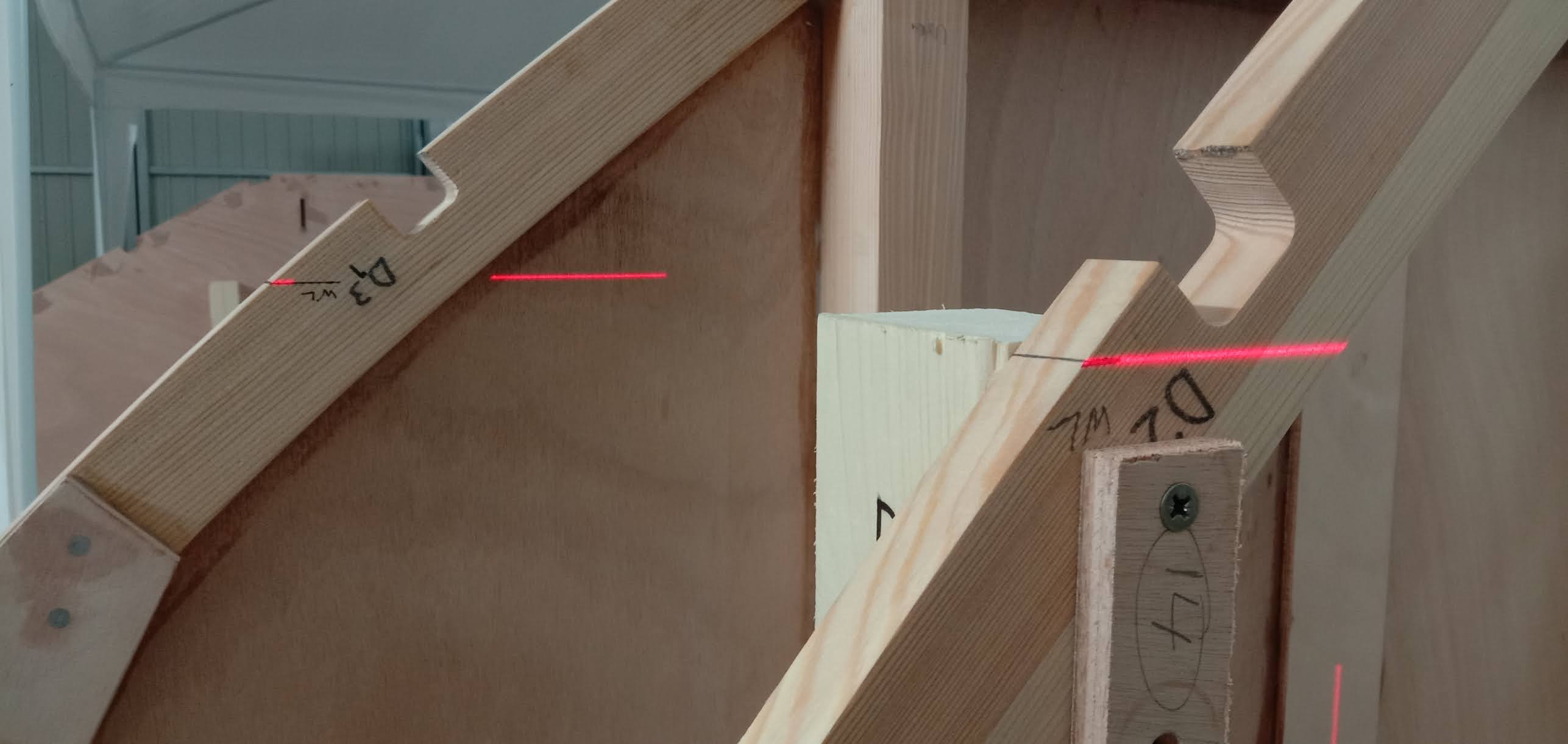 Setting up FRAMES and STRINGERS