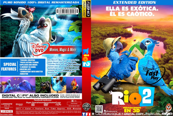 Películas Dvdrip Latino: Descargar Río 2 | Español Latino | DvdRip | 1 ...