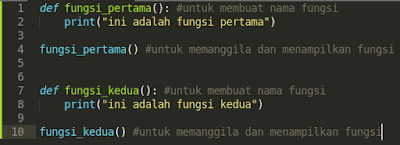 Cara Membuat Fungsi dan Menampilkan Fungsi di Python ~ Ihza Rizky Blog