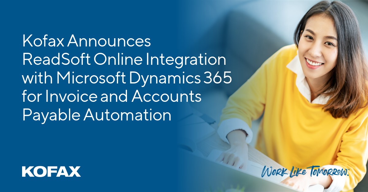 Kofax Integrasikan ReadSoft Online dengan Microsoft Dynamics 365 ...