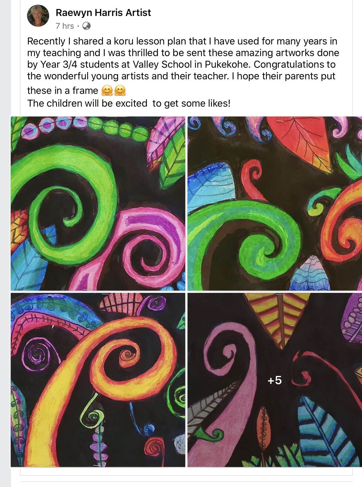 Room 11's Blog: Week 2 - Raewyn Harris Art