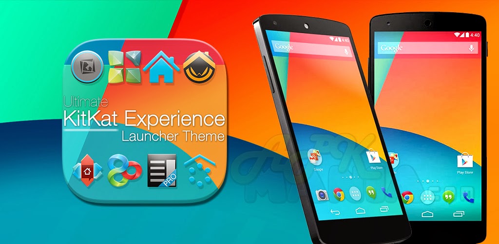 Get Android APKs: KitKat 4.4 Launcher Theme v2.2