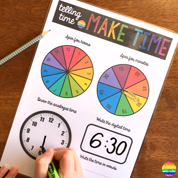 HOW TO TEACH CHILDREN TO TELL TIME | you clever monkey
