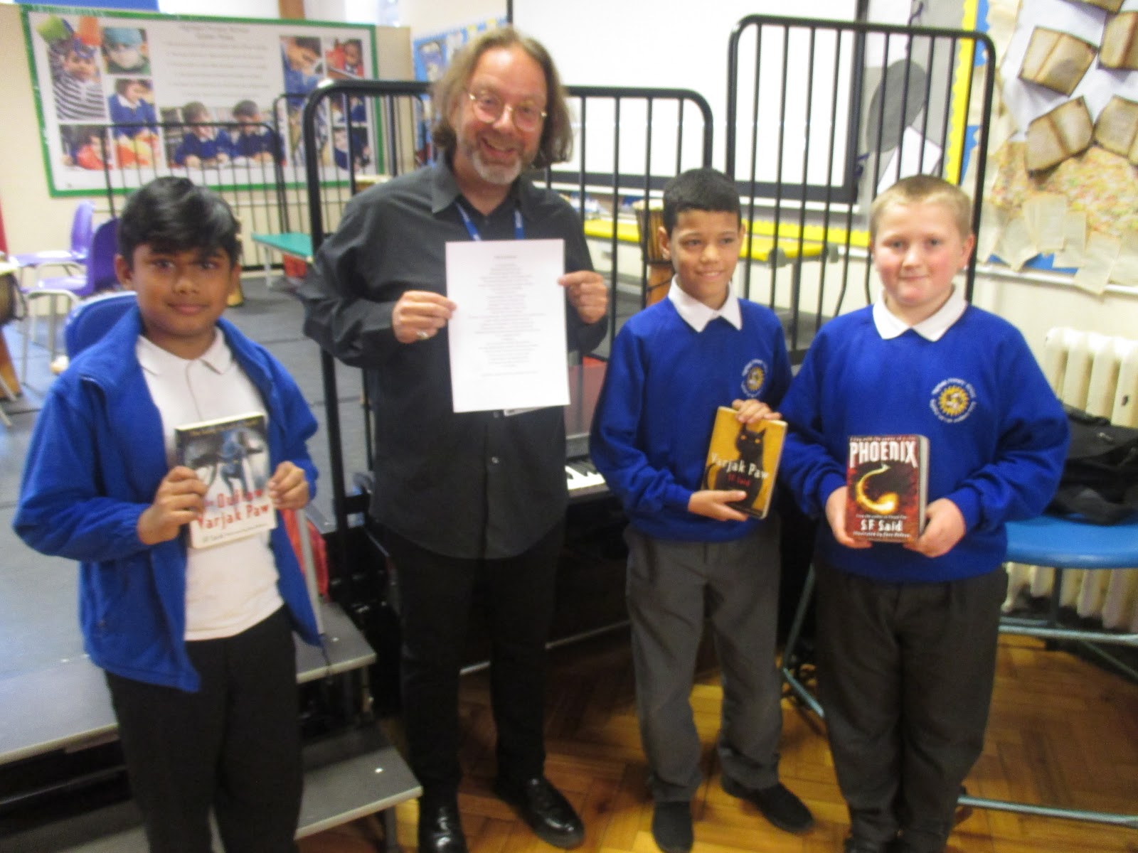 SF SAID: Author Visits: Highfield Primary