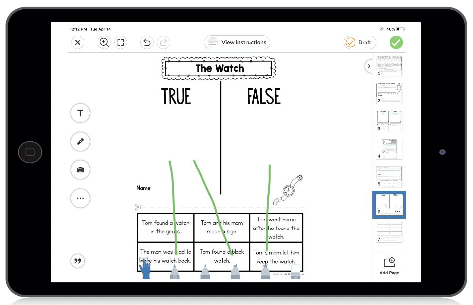 Using Resources Digitally for Distance Learning | First Grade Buddies