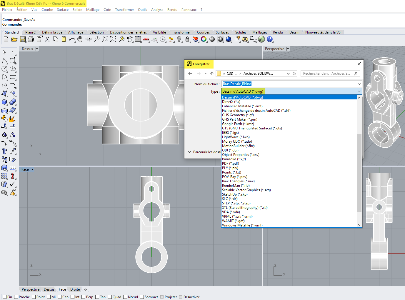 Revit-Mémo: de Solidworks à Revit