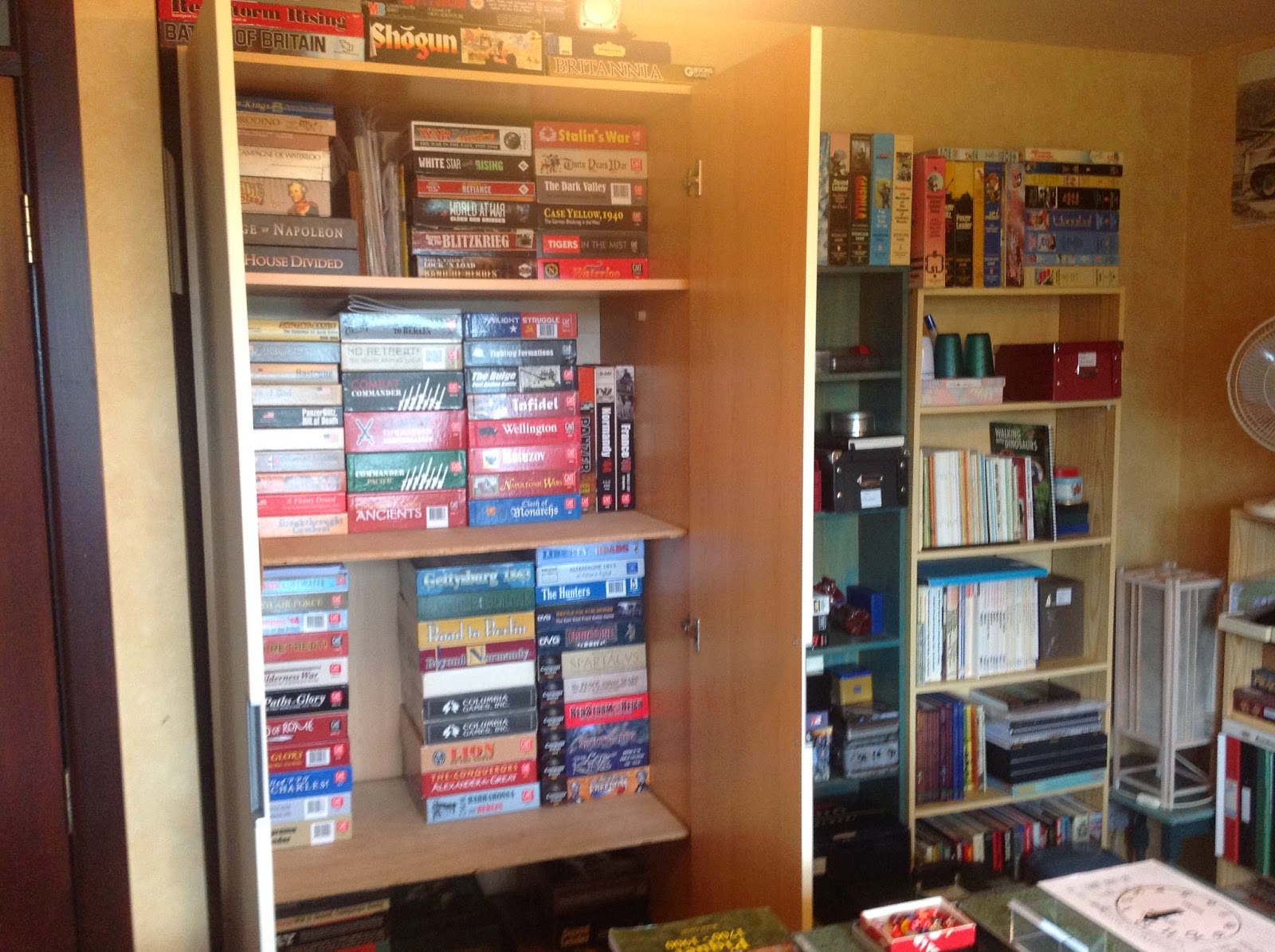 Sgt Steiner's Wargaming Blog: New Wargames room and a Field Of Battle ...