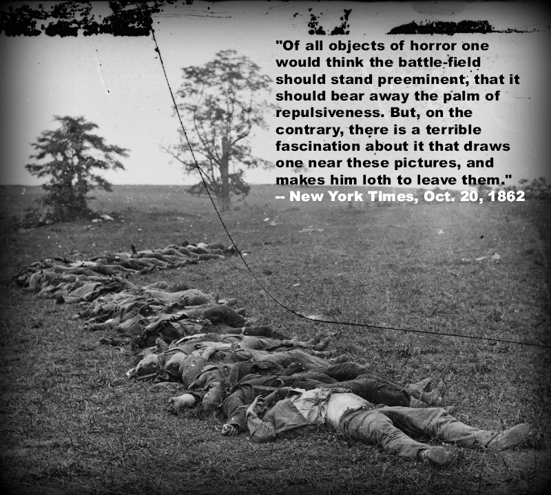 JOHN BANKS' CIVIL WAR BLOG: Antietam: Alexander Gardner's images of death