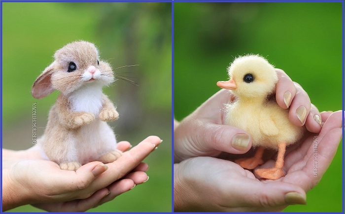 Haiwan Comel Ini Diperbuat Dari Bulu (14 Gambar)