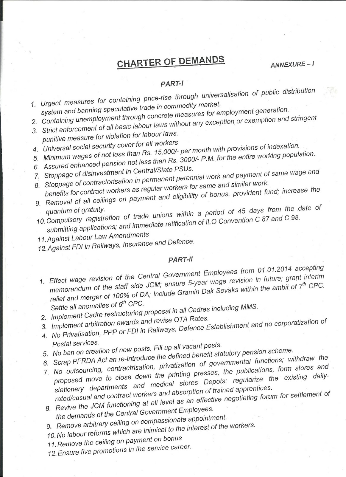 National Federation of Postal Employees: STRIKE NOTICE FOR ONE DAY ...