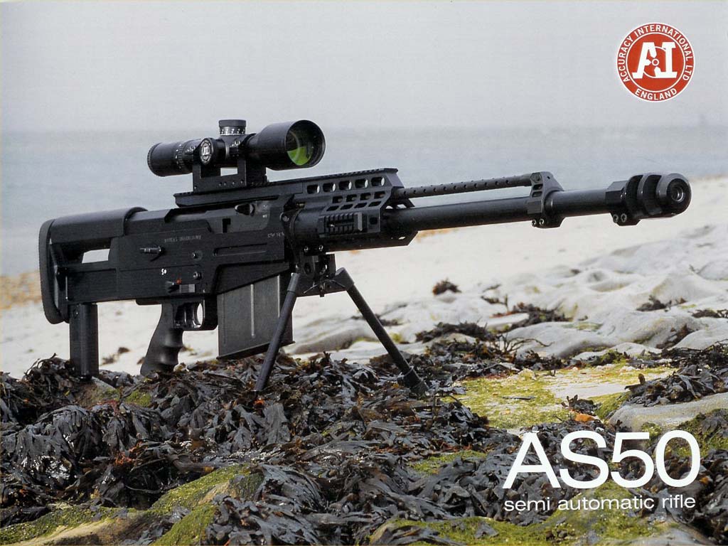 AS-50 Rifle Sniper Semi-Automático Calibre .50 - Consultor de Segurança ...