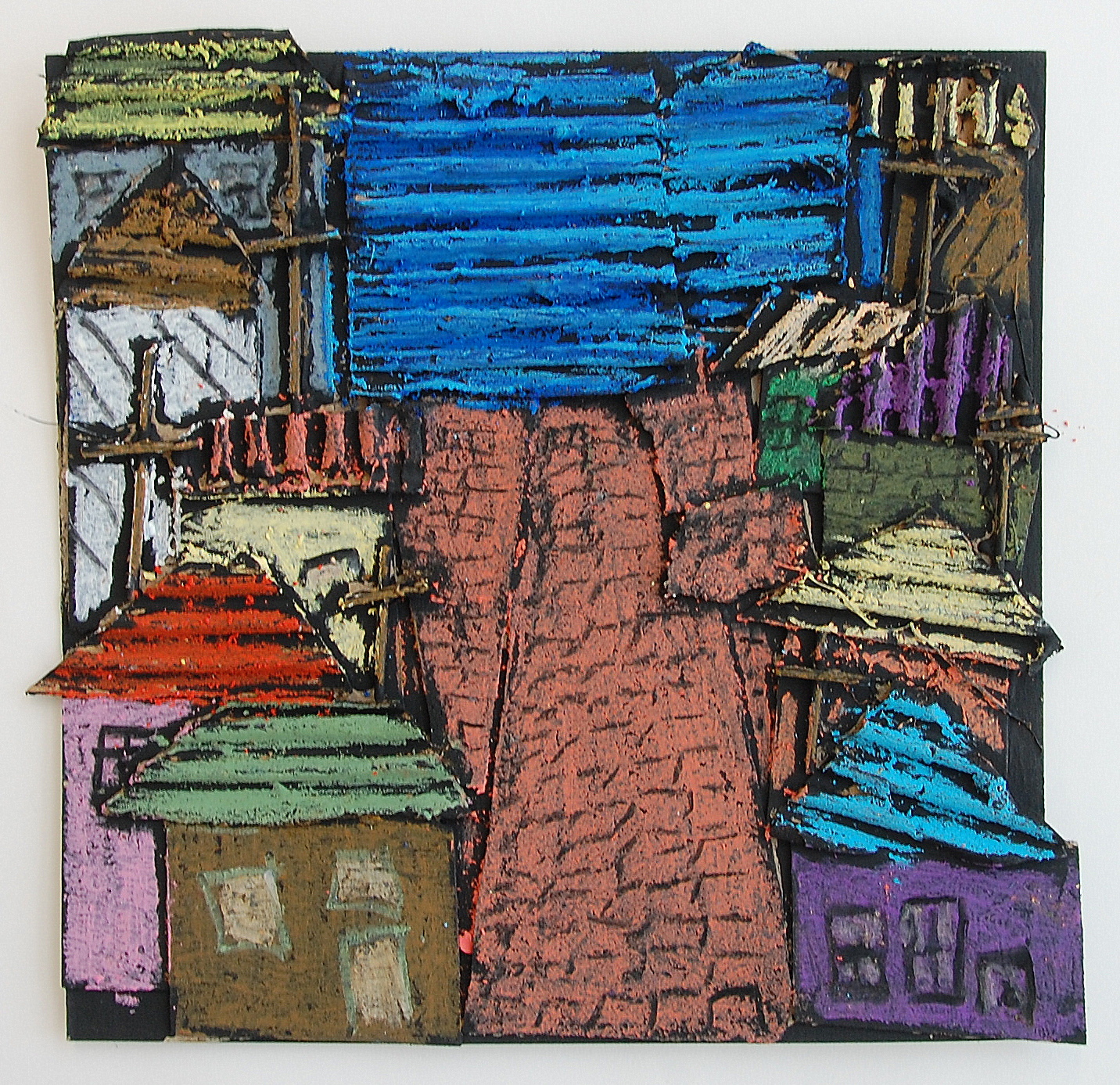 The New Hope Art Gallery: Middle School Art: Mixed Media Cityscapes