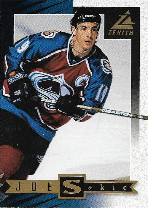 My PCs--one card at a time: Joe Sakic card #276 1997-98 Pinnacle Zenith #29