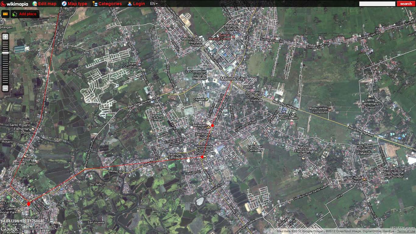 Bulacan Visita Iglesia 2011 Map - Filipino Culture by The Pinoy Warrior