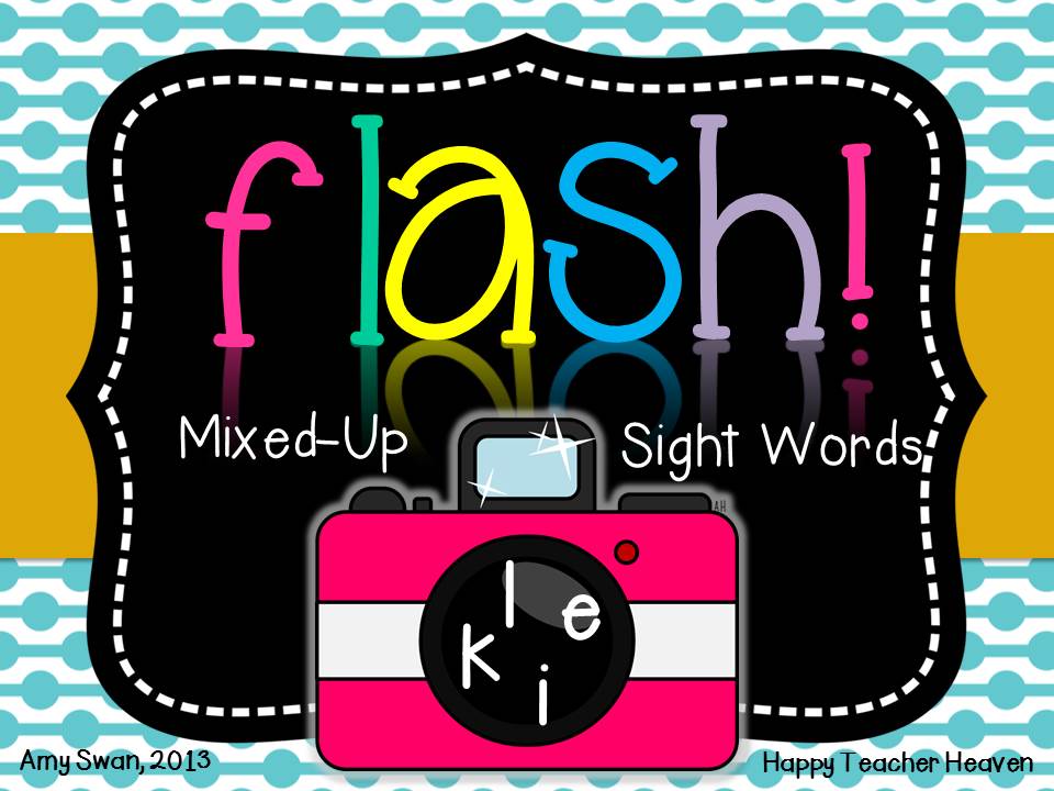 Teaching Blog Round Up: FLASH!! Camera Words system...FREEBIE!