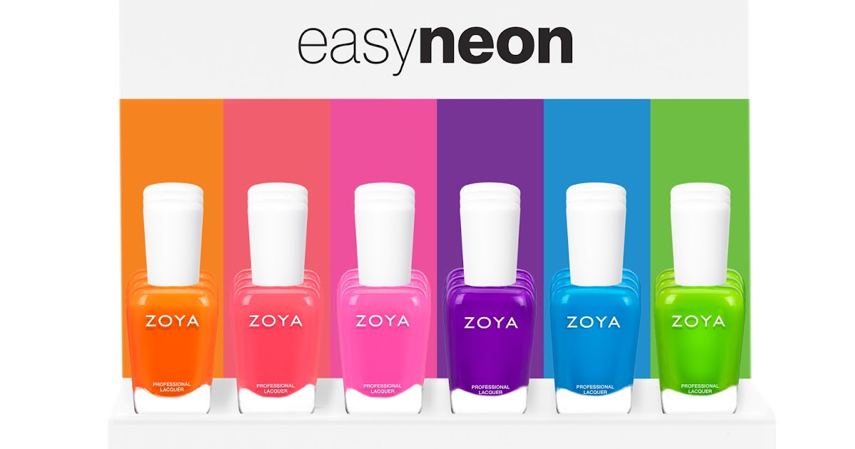 The Polished Hippy: Press Release: Zoya EasyNeon Collection 2021