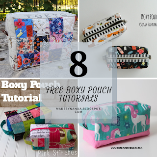 TUTORIAL : 8 Free Boxy Pouches