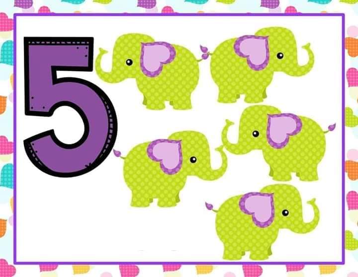 Cards numéricos Cards coloridos e ilustrados para trabalhar os números ...