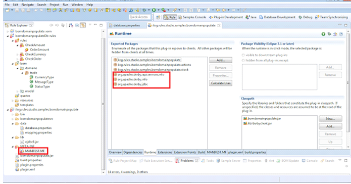 IBM ODM: Domains Using Database