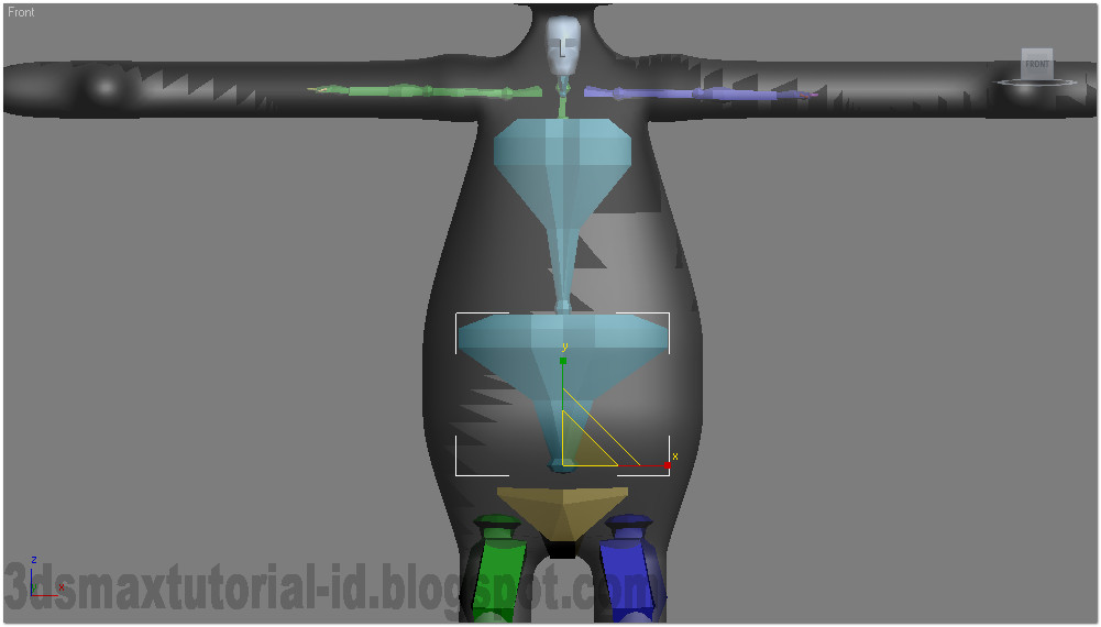 Memasang Biped Pada Alien (3ds Max Rigging Tutorial) ~ 3ds Max Tutorial ...