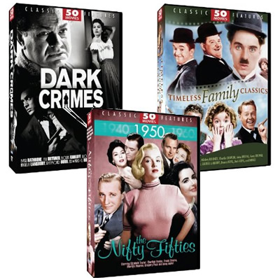 MOMMY BLOG EXPERT: 50 Classic Movies as Boxed DVD Sets Offer 60+ Hrs ...