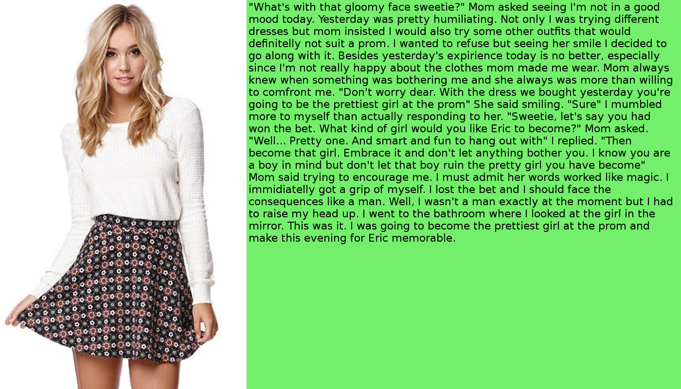 Marti's tg captions: Prom date