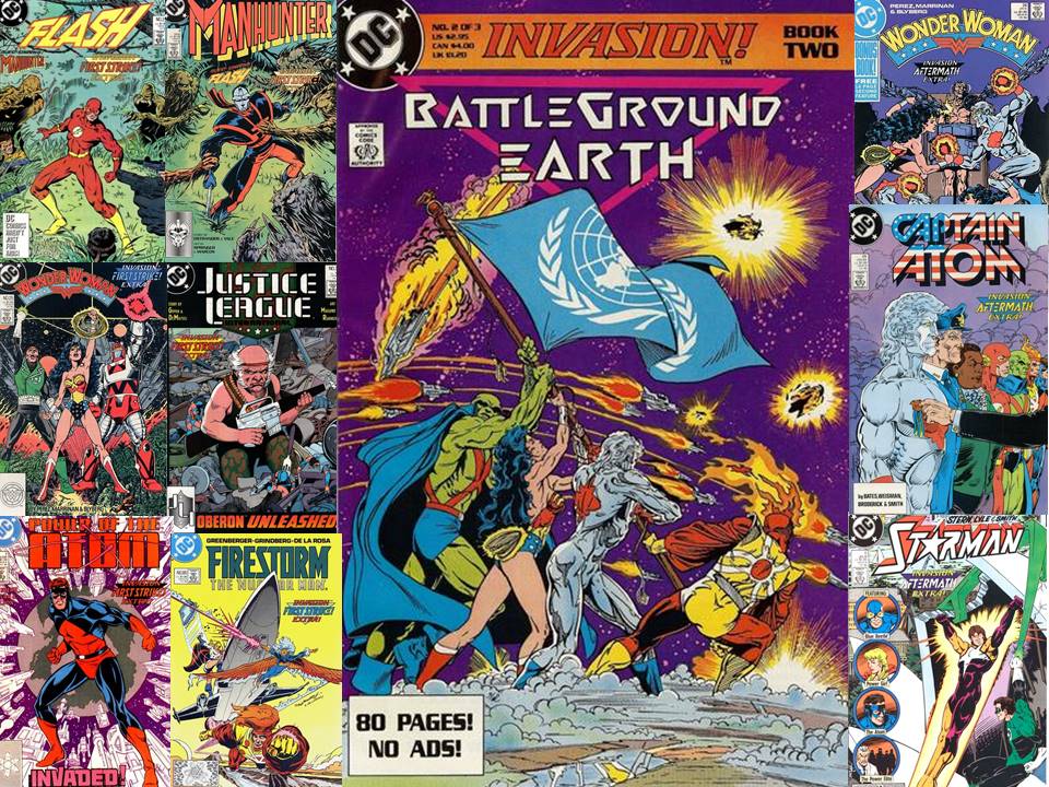 Dave's Comic Heroes Blog: DC Invasion Crossovers Extra