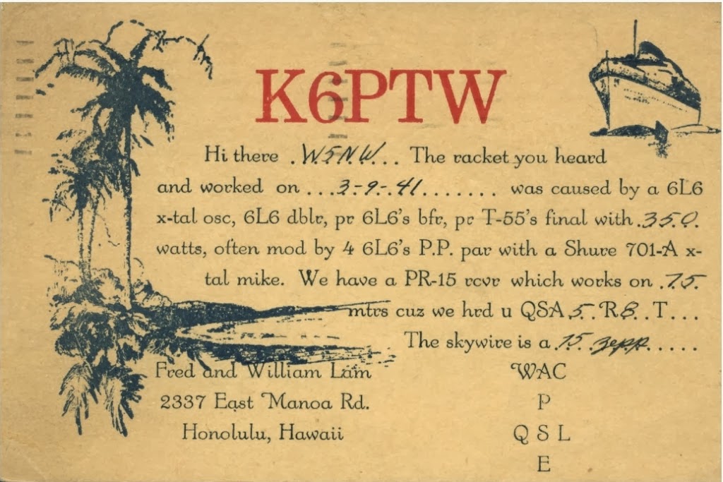 All Things Wireless & Letterpress: QSL Cards