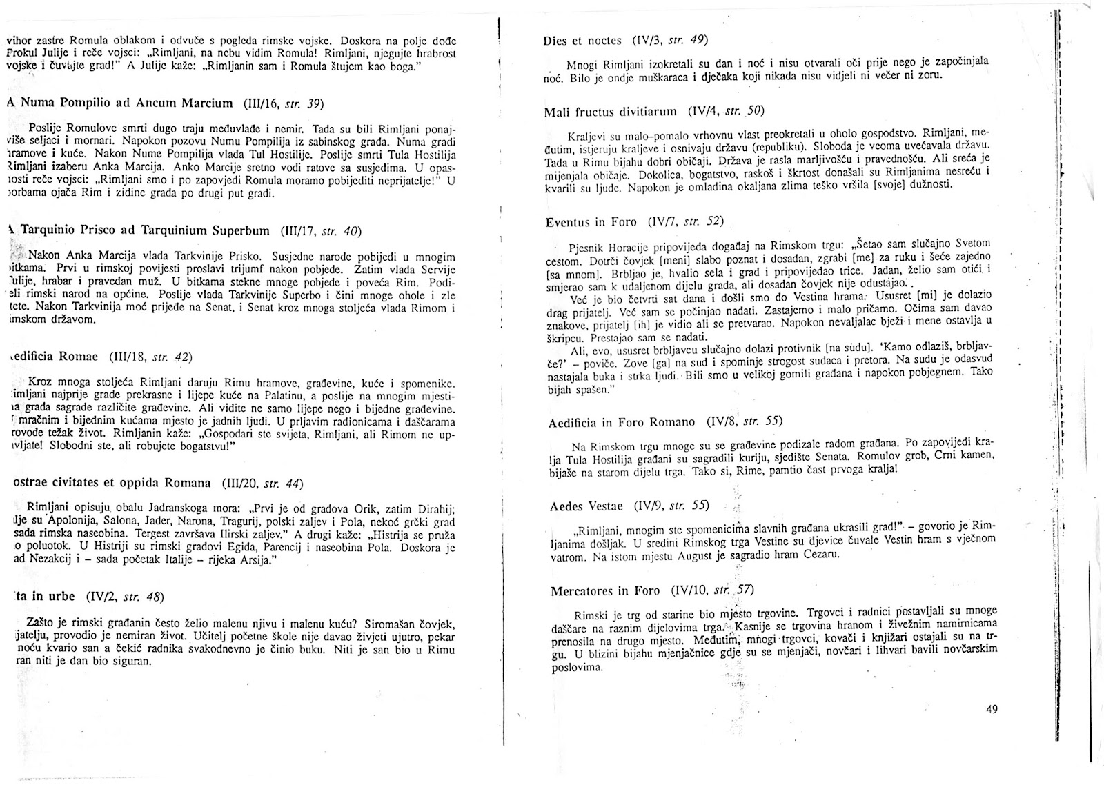 Orbis romanus: Prijevod svih tekstova