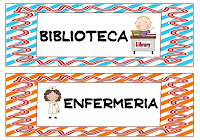 RECURSOS y ACTIVIDADES para Educación Infantil: Carteles AULAS y ...