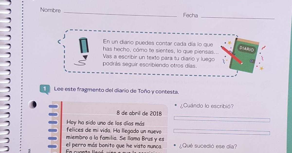 Toscalitos: ESCRIBIR UN DIARIO