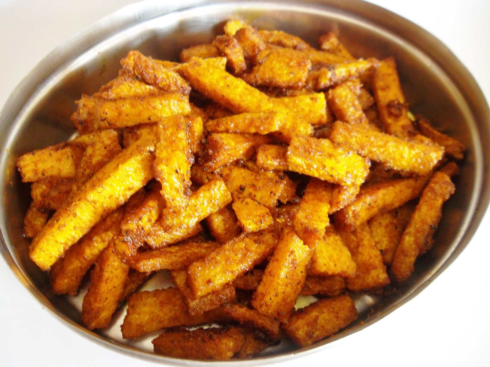 Sanjo 's Rasoi: Chena ( elephant yam) masala fry