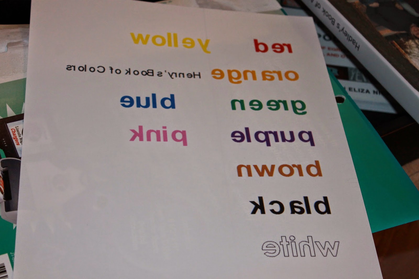 Lyndi's Projects: Color/Texture Book for Baby