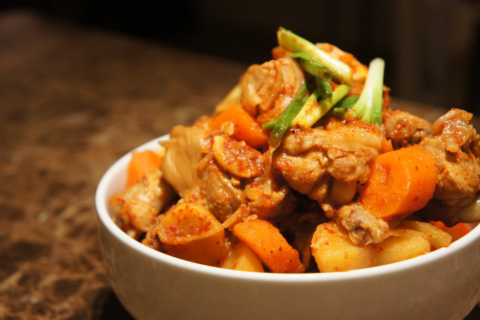 Say My Kitchen: Easy Korean Spicy Chicken Stew (Dakdoritang)