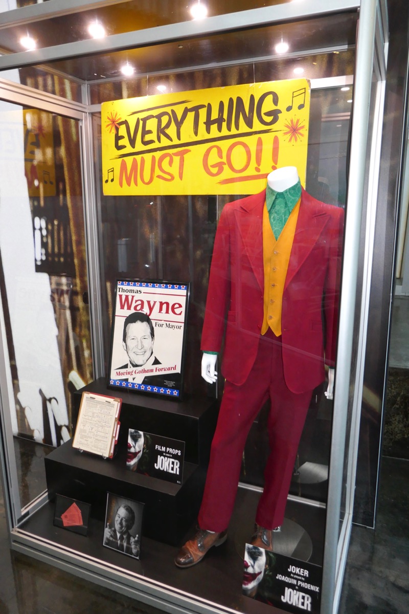 Hollywood Movie Costumes and Props: Joker movie costume worn by Joaquin ...