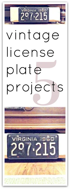 Five DIY Vintage License Plate Projects