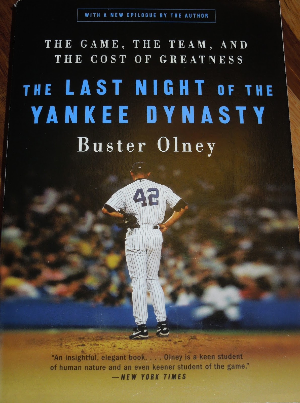 Section 36: The Last Night of the Yankee Dynasty: The Game, The Team ...