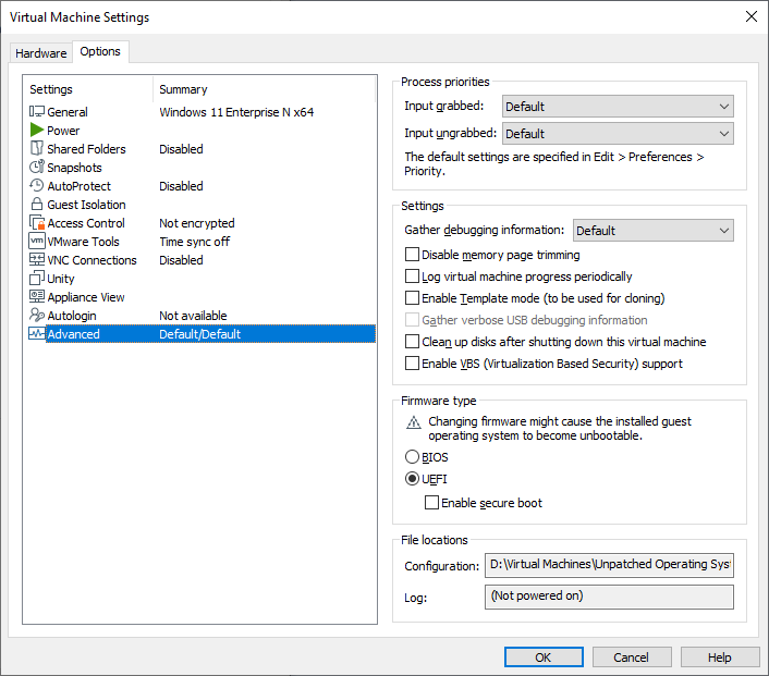 This PC can't run Windows 11 - VMware Workstation