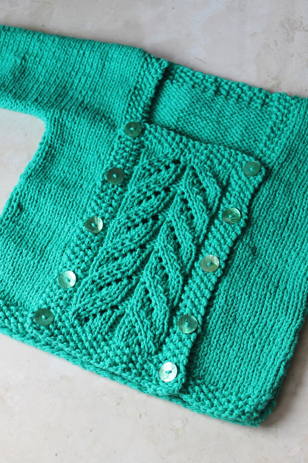 Cookin' & Craftin': Leaf Panel Cardigan