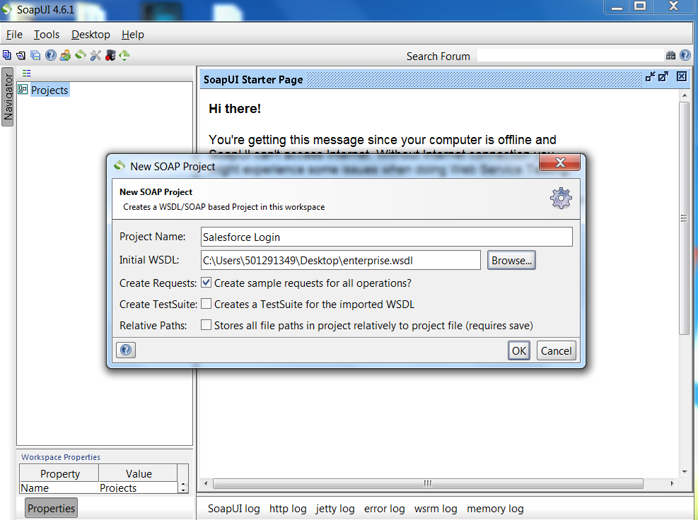 All About Salesforce Salesforce Webservice Using Soap Ui