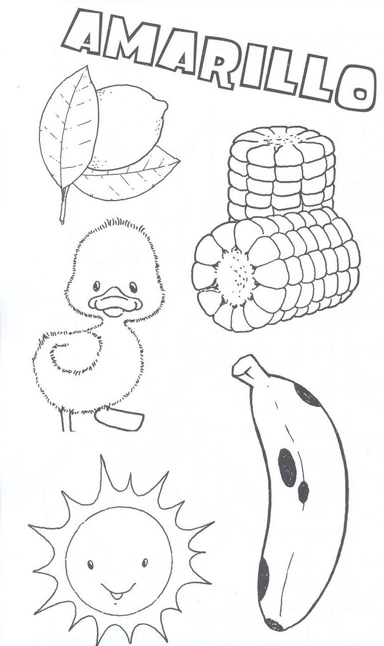 Figuras de color amarillo para niños - Imagui