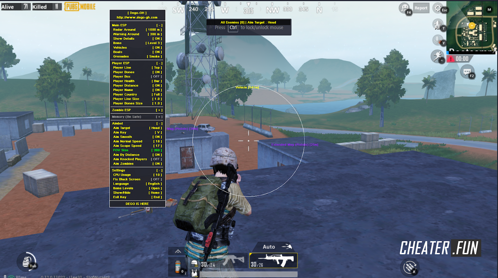 PUBG Mobile DEGO-GH - Wallhack (ESP), Aimbot [autoupdate] - Sijunjung ...