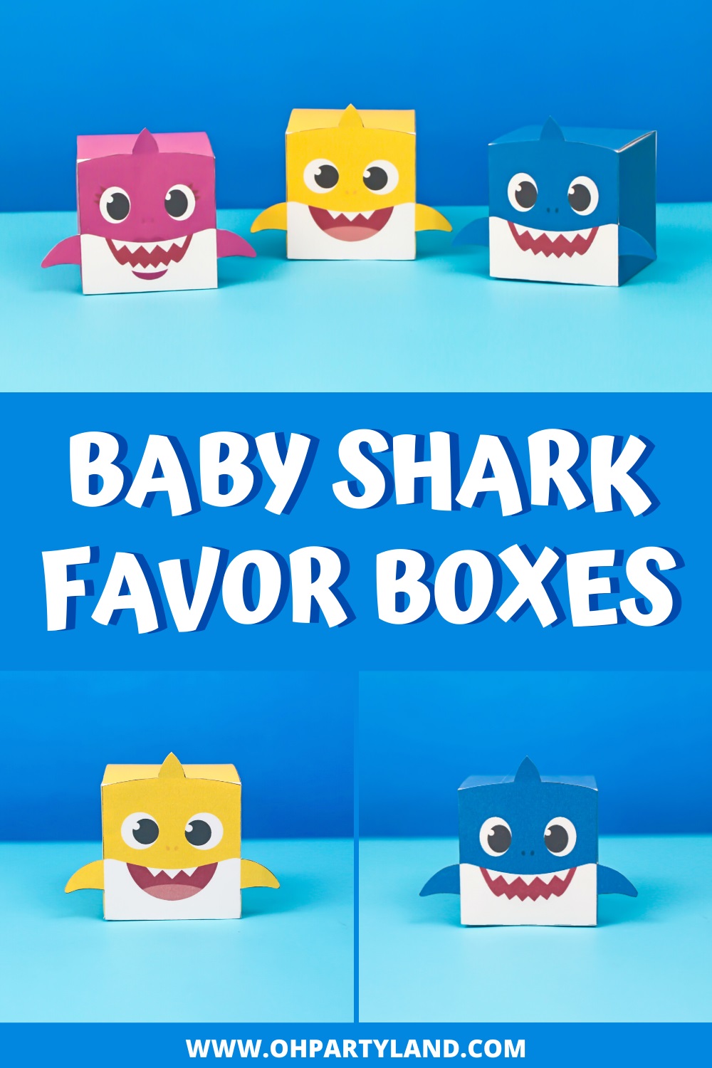 Baby shark box - oh partyland