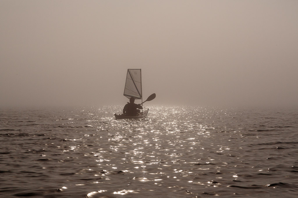 Sea kayaking with seakayakphoto.com: Flat Earth Kayak Sails Trade Wind ...